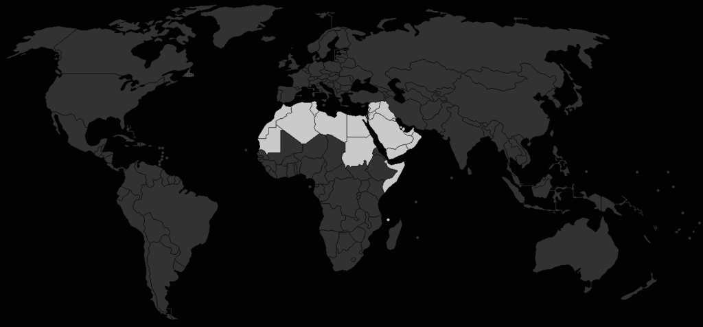 ARAB WORLD MAP – Arab Fashion Council